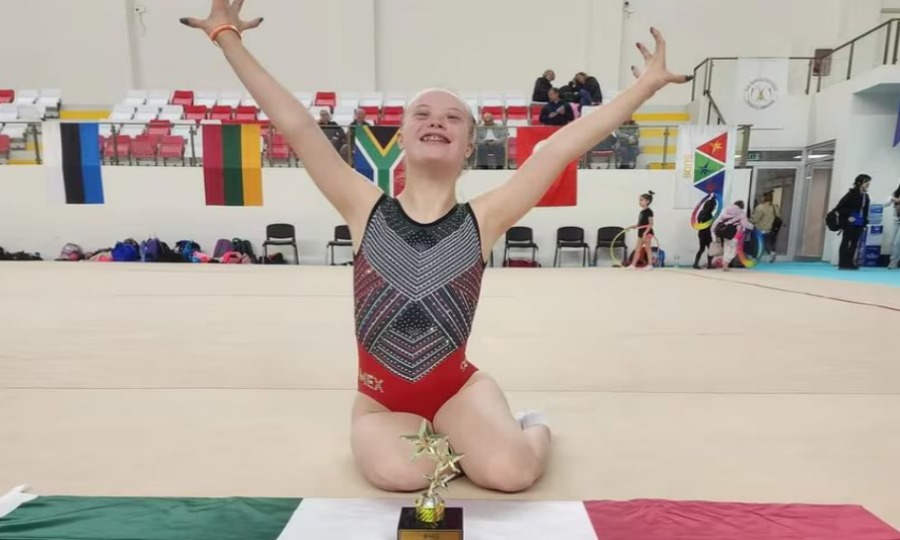 Mexicana Bárbara Wetzel, la múltiple campeona del Mundial de Gimnasia ...