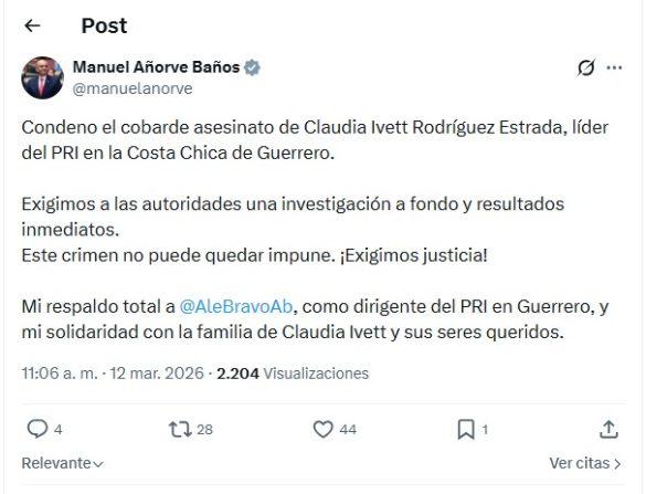 Asesinan a Claudia Ivett Rodríguez, líder priista en Costa Chica ...